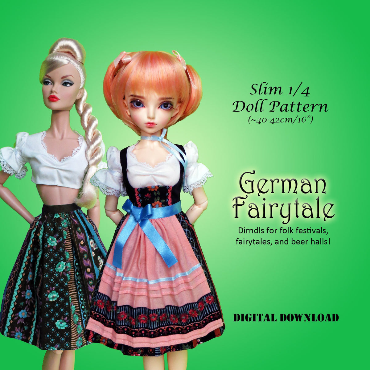 German Fairytale: Folk Dirndl – Requiem Art Designs
