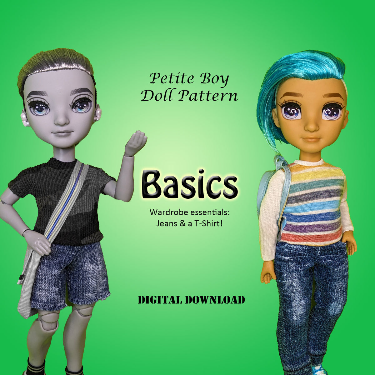 Petite Boy Fashion Doll Basics Pattern – Requiem Art Designs