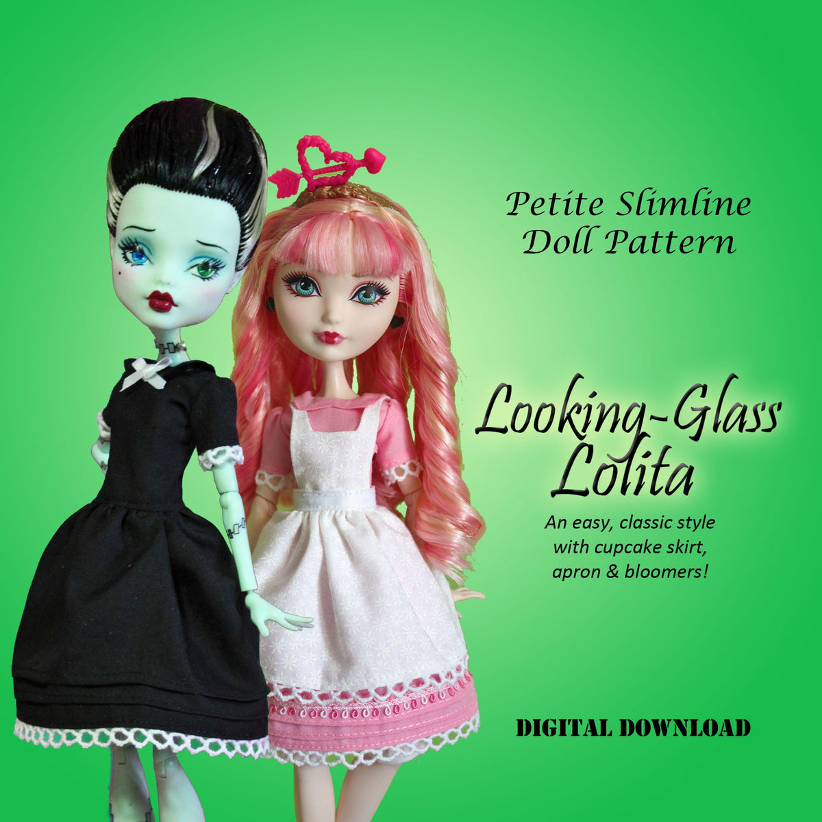 PS Looking Glass Lolita 10.5" Fashion Doll - Wonderland Alice Dress an ...